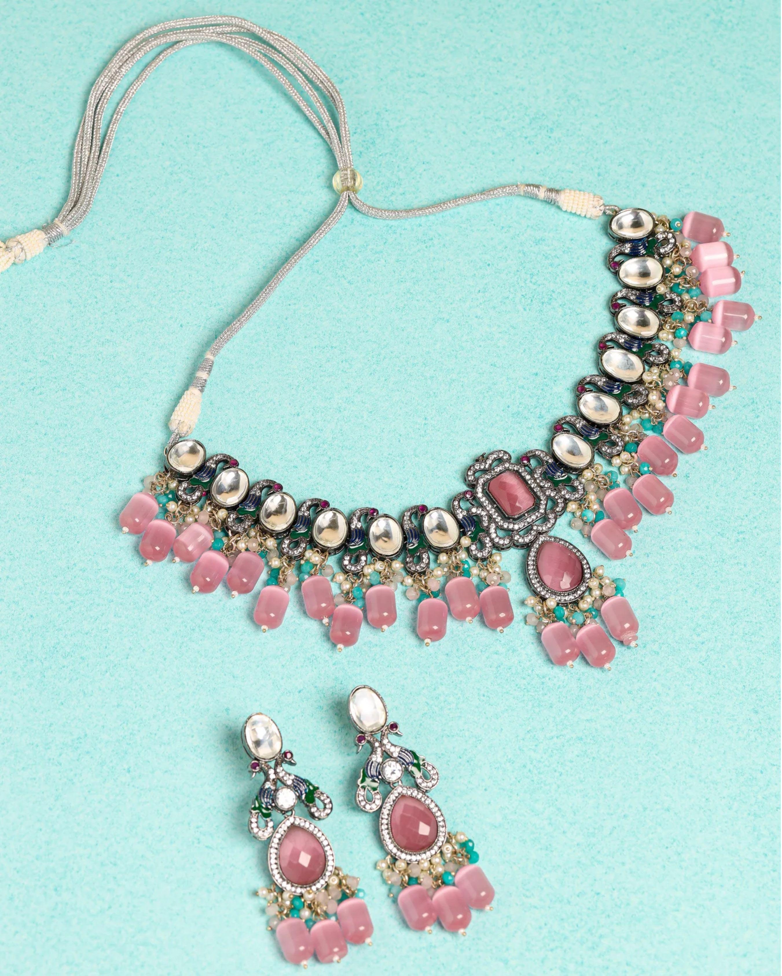 Buy Rose Cloud Handcrafted Necklace online in India at Best Price ...